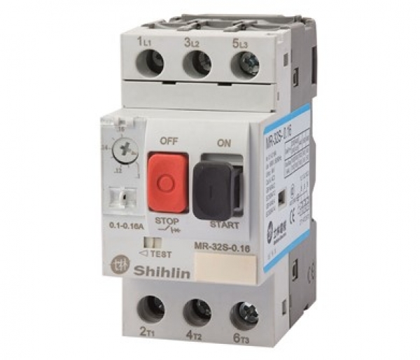 CB Khởi Động Cho Động Cơ 3HP 3P 380V Shihlin - MR-32S-6.3