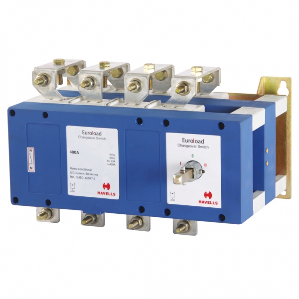 Bộ Chuyển Nguồn Bằng Tay MTS 4P 400A Havells - IHCNFO0400