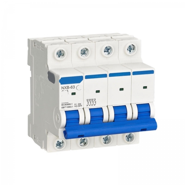 MCB 4P 40A 6kA Chint - NXB-63 4P C40 6kA